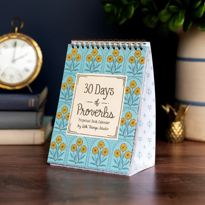 30 Days Of Proverbs Perpetual Calendar - Laurel Mercantile Co.